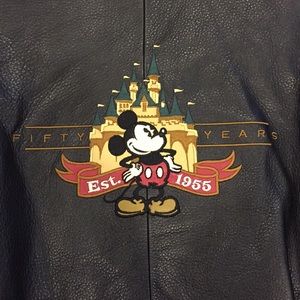 Disney | Jackets & Coats | Disney Collectible Varsity Leather Jacket ...